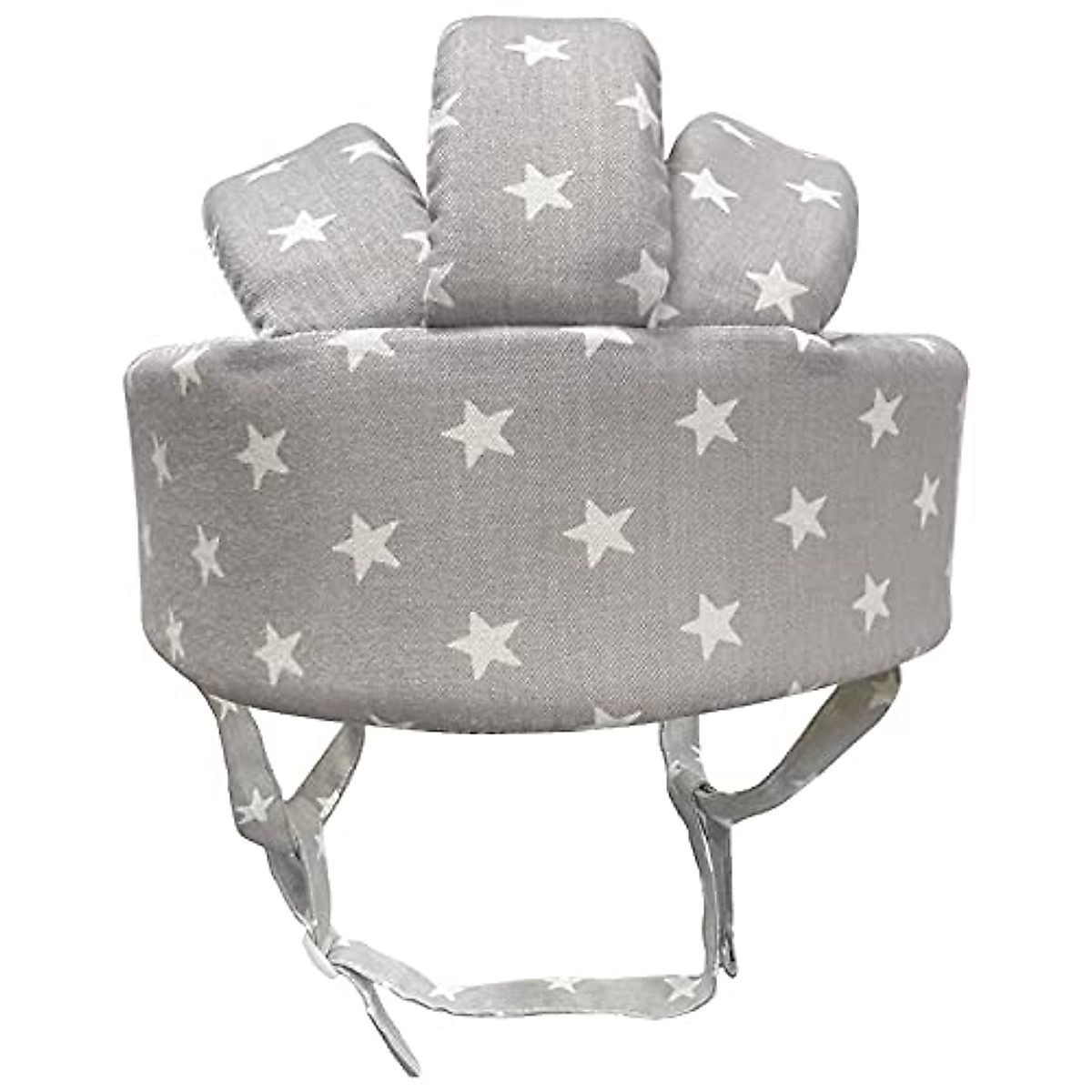 Ocanoiy Baby Safety Helmet Toddler Children Headguard Infant Head Cushion Protective Harnesses Cap Soft Adjustable Kid Safety Hat Head Protector (Gray Star)