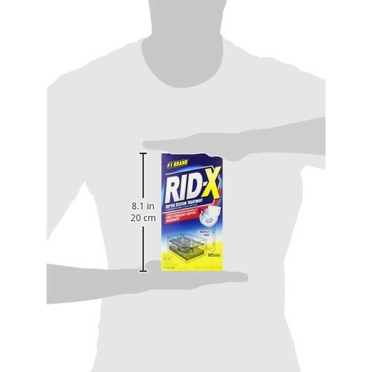 RID-X Septic Treatment, 1 Month Supply Of Powder, 9.8 oz