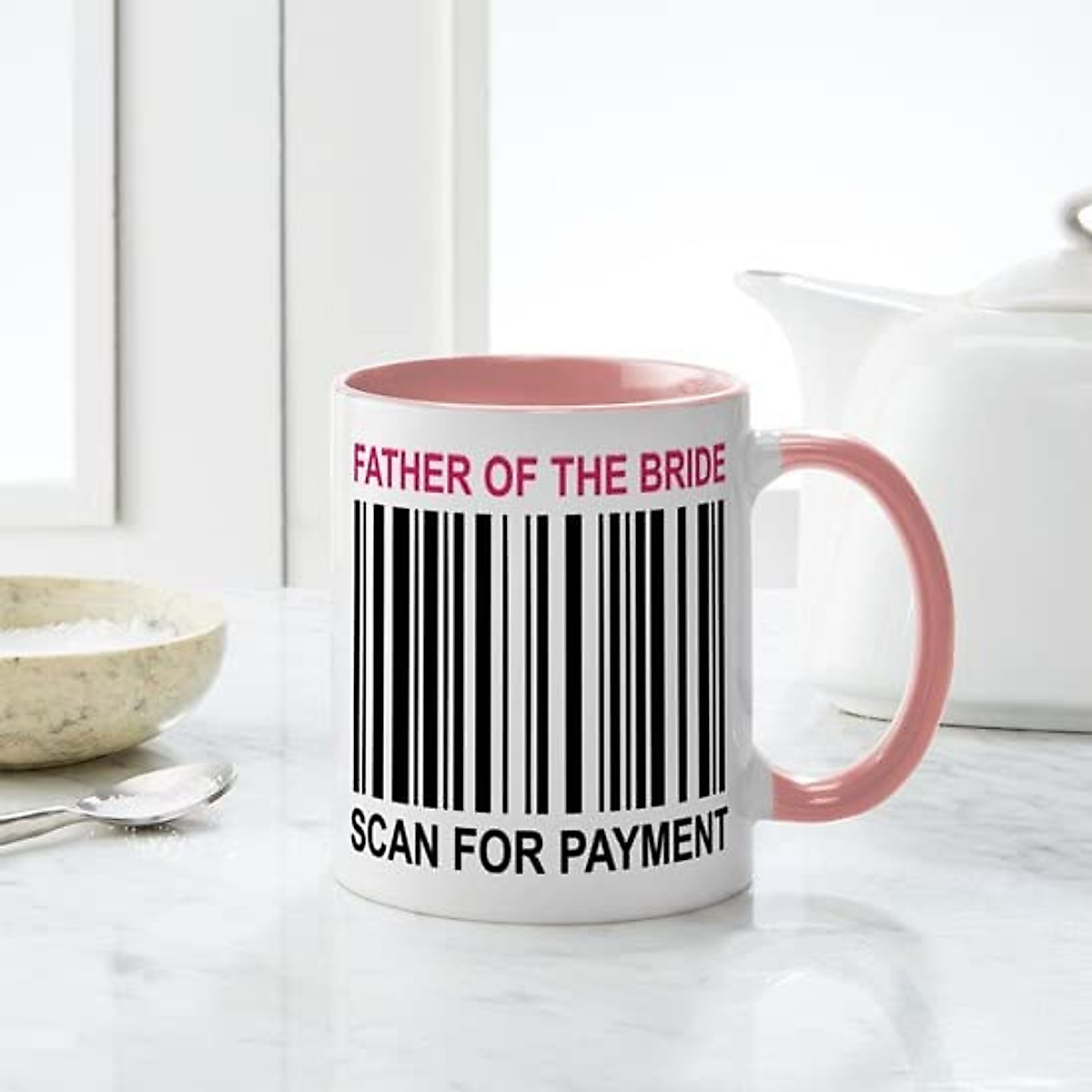 CafePress Father Of The Bride Mug Ceramic Coffee Mug, Tea Cup 11 oz