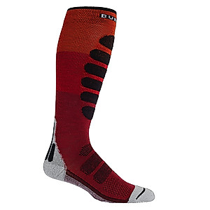 Burton Men's Standard Performance + Lightweight Compression Socks, Tomato, Small