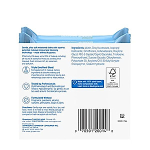 Neutrogena Makeup Remover Cleansing Face Wipes, Daily Cleansing Facial Towelettes to Remove Waterproof Makeup and Mascara, Alcohol-Free, Value Twin Pack, 25 Count, 2 Pack