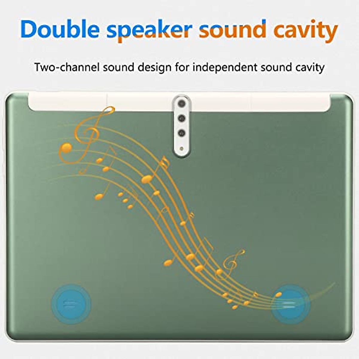 10in Tablet for Android10, Octa Core CPU, 3G RAM 32G ROM, 128G Expansion, 5G Dual Band Phone Call Tablet, WiFi GPS, with Dual SIM Card Slot