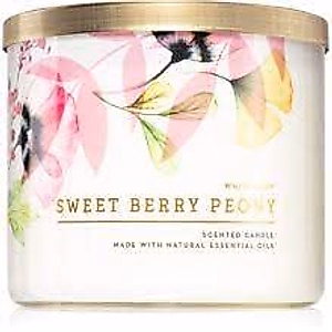 Sweet Berry Peony 3 Wick Candle 14.5 oz / 411 g
