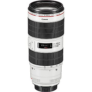 Canon EF 70-200mm f/2.8L is III USM Lens (3044C002) + Filter Kit + Cap Keeper + Cleaning Kit + More (Renewed)