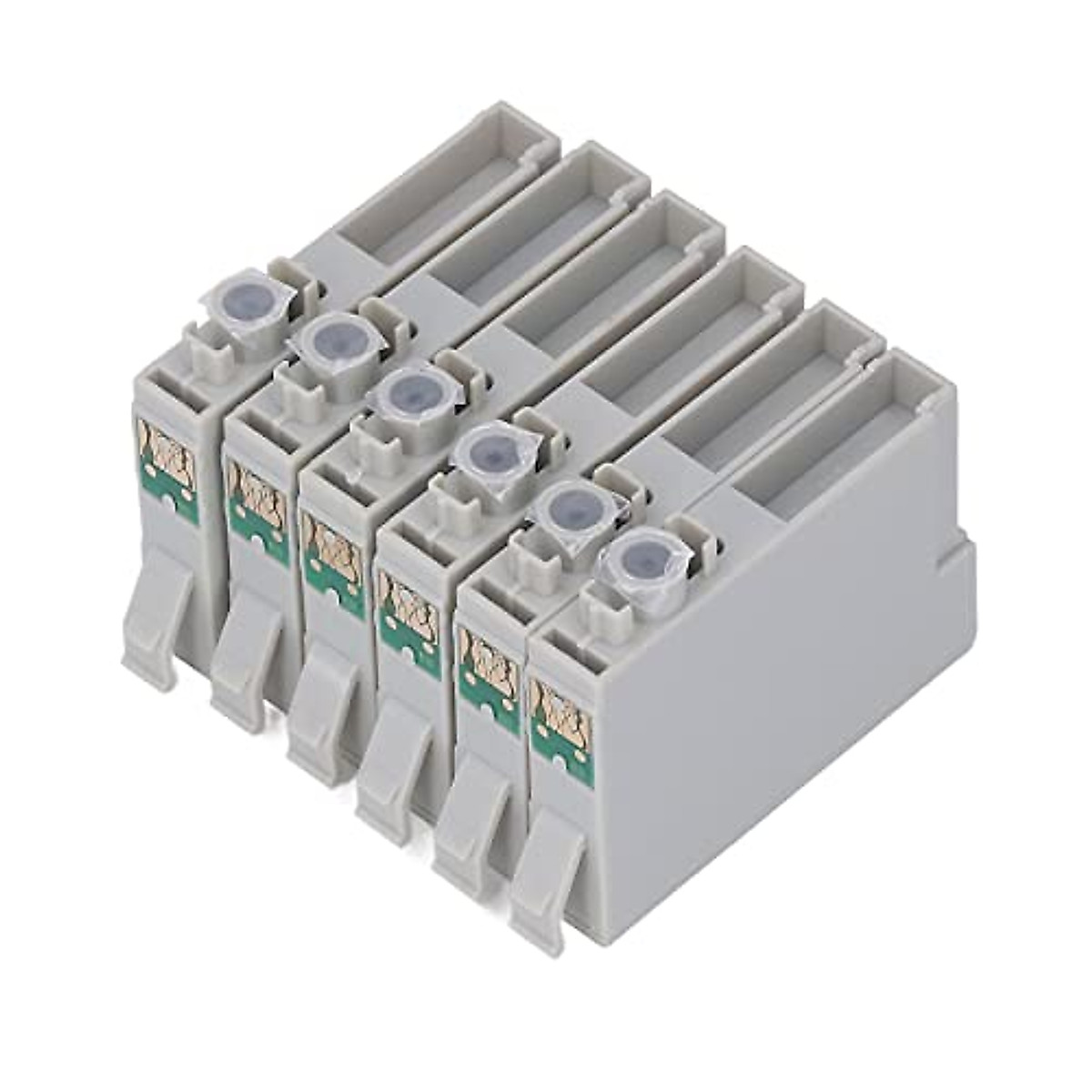 Hilitand Printing Ink Cartridge Ink Cartridge BK C M Y LC LM 6 Colors Printing Accessory Part for Photo Paper Document (T0821N/T0822N/T0823N/T0824N/T0825N/T0826N)