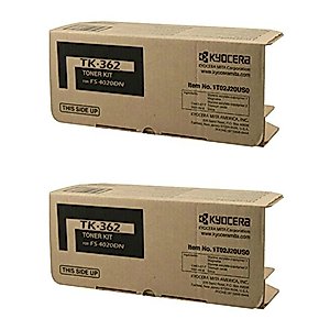 Kyocera TK-362 (TK362) Black Toner Cartridge 2-Pack for FS-4020DN