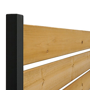 Enclo Privacy Screens EC18022 5ft H x 3.2ft W Concord Wood Outdoor Privacy Fence Screen, Perfect to Hide Trash Cans (1-Panel)