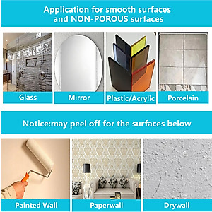 Fliverly Suction Cup Hooks for Shower, Bathroom, Kitchen, Glass Door, Mirror, Tile – Loofah, Towel, Coat, Bath Robe Hook Holder for Hanging up to 15 lbs – Waterproof Sliver (2-Pack)