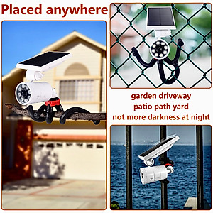 Camping Motion Sensor Light Outdoor Waterproof Aluminum, 9W 1400LM (130W Equi.) Solar Camping Lights, Solar Power Motion Sensor Flood Led Spotlight for Camp Porch Deck Path Patio Yand Post Step