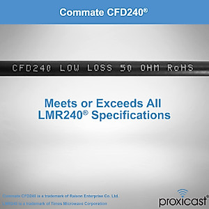 Proxicast Pro-Grade 3.5-Inch Magnetic Antenna Base (SMA Jack/SMA Plug + TS9 Adapter) - 6.5 Foot Coax Lead - for 4G/5G Cellular, Ham, ADS-B, GPS Antennas (ANT-120-MB5)