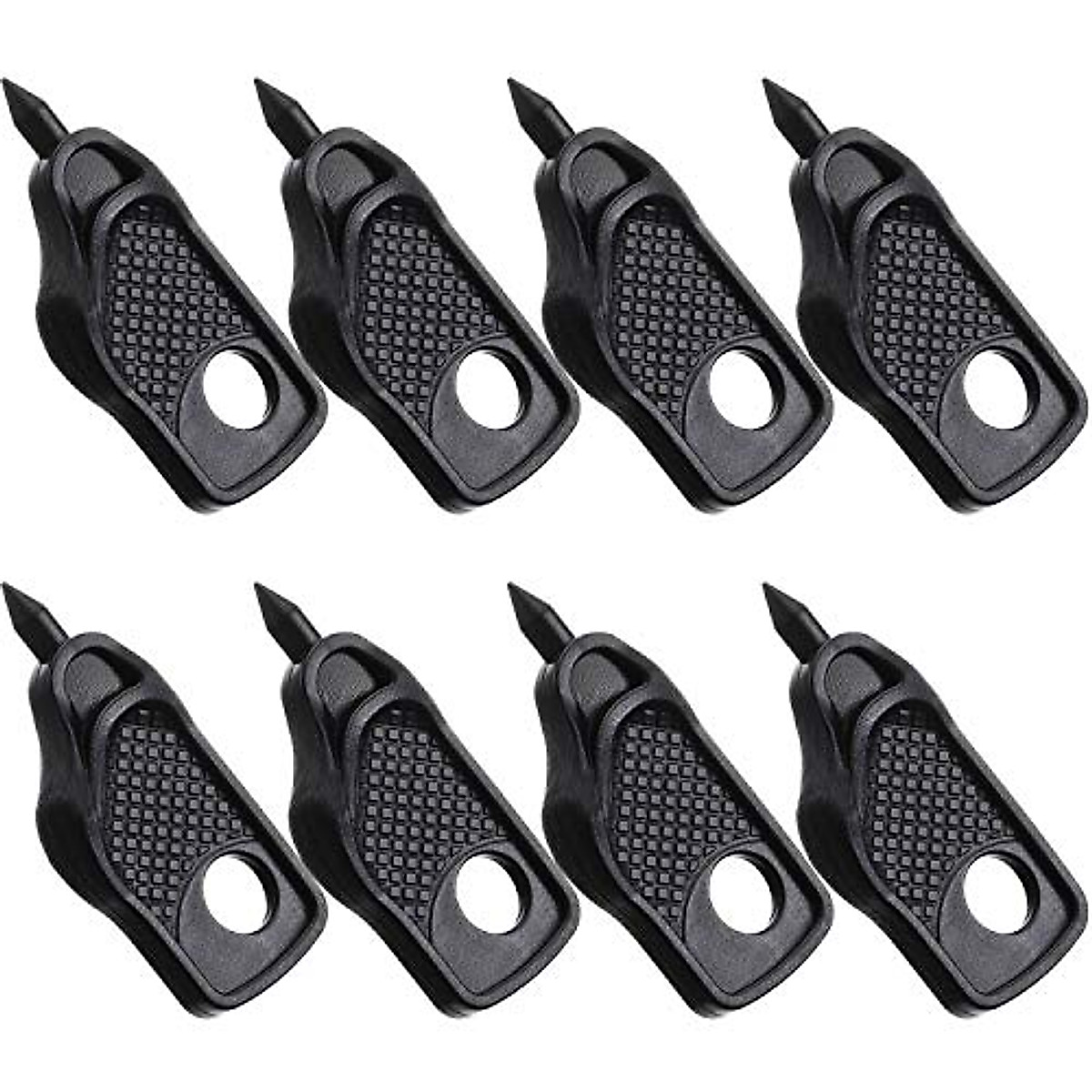 Mudder 10 Pieces Drip Irrigation Hole Punch Tool 4 mm Mini Tubing Drip Watering Hose Accessories for 1/4 Inch Hose, Black