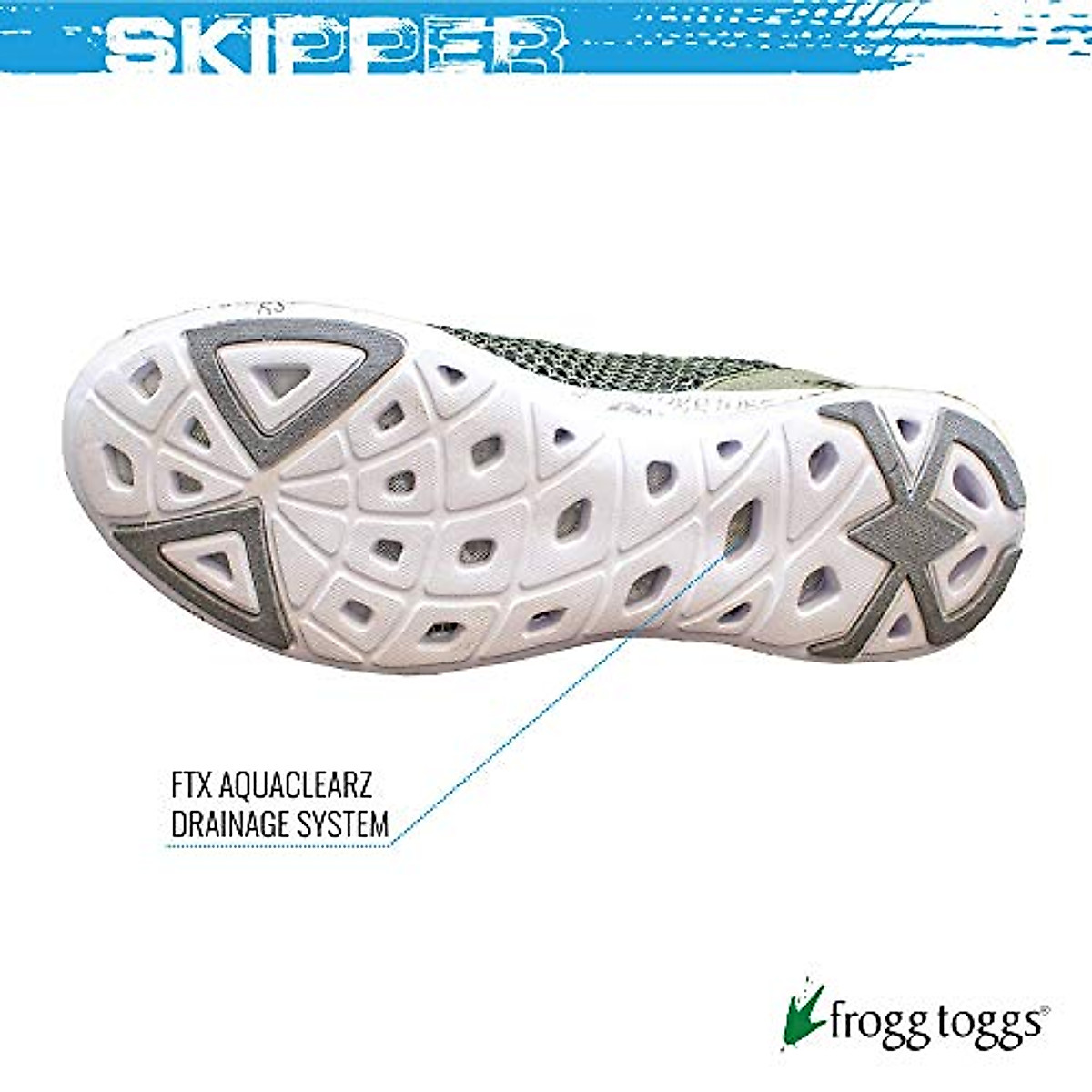 FROGG TOGGS Men's Skipper Water Draining Quick-Dry Sport Shoe
