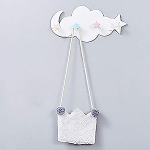 Asdf586io Cute Cloud Star Moon Wall Door Hook Bathroom Bedroom Hanger Holder Home Decor