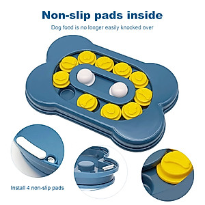 ZOERST Dog Puzzle Toys, Dog Food Toy for Puppy IQ Training & Mental Enrichment, Slow Feeder to Aid Puppy Dog Digestion, Treat Puzzles to Keep Them Busy