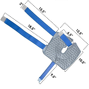 Polar Active Ice® 3 in 1 Knee, Ankle, & Elbow Therapy pad 12.5” x 10.5” with Attached Belts. Use only with The Polar Active Ice #AIS Therapy System.