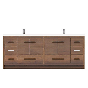 Alya Bath Sortino Bathroom Vanity, Rosewood