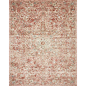 Loloi II Saban Rust/Beige 7'-10" x 10' Area Rug