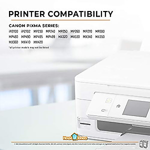 Houseoftoners Remanufactured Ink Cartridge Replacement for Canon PG-210XL (2 Black, 2-Pack)