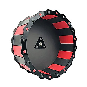 MGWYE Jogging Training Non Slip Silent Pet Supplies Gerbils Mice Rotatory Cage Accessory Sports Toy Hamster Running Wheel Exercising (Color : Black Red, Size : Small)