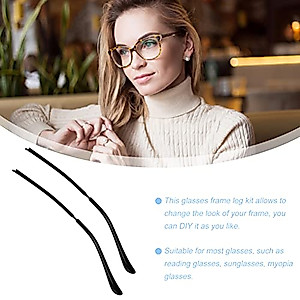 Eyeglass repair kit Glasses Replacement Temple Glasses Frame Hinged Arms Metal Eyeglasses Arms Legs
