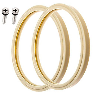 (1 Set) 8 3/8" Pool Light Lens Gasket and Stainless Pilot Screw - Exact Replacements for Pentair 79101600Z and 79104800 - Compatible with Pentair IntelliBrite, AmerLite, and SAM Amerlite Lights