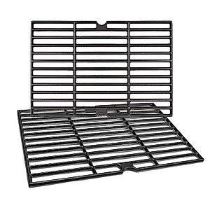 Uniflasy Grill Replacement Parts Kit for Dyna-Glo DGF350CSP DGF350CSP-D DGC350CNP-D 2-Burner Open Cart Propane Gas Grill Heat Plate Shield and Cooking Grid Grates