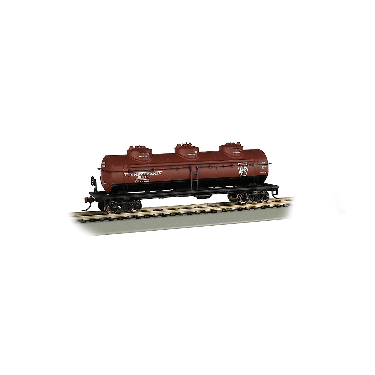 40' Three-Dome Tank Car - PRR #498647 - HO Scale