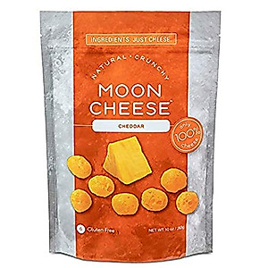 Moon Cheese - 100% Natural Cheese Snack - Cheddar - 2 oz, 10 ounce (pack of 1)