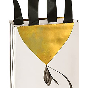 Papyrus 9" Medium Gift Bag (Gold Balloon) for Birthdays, Weddings, Bridal Showers, Baby Showers and All Occasions (1 Bag)