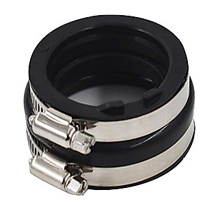 Carburetor Intake Boot Joint W/Clamps Replacement for Yamaha 660 YFM660F 4X4 02-08