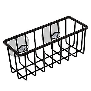 7Penn Kitchen Sink Caddy - 6.5in Sink Sponge Holder, Kitchen Sink Organizer Dish Cleaning Brush Caddie Dish Brush Holder