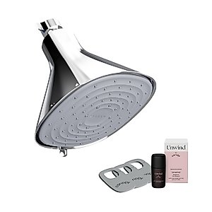 Canopy Filtered Shower Head - High Pressure Shower Head Filter for Hard Water - Shower Filter To Remove Impurities for Healthier Scalp, Skin & Hair - Support Hair Growth & Minimize Breakage - Chrome