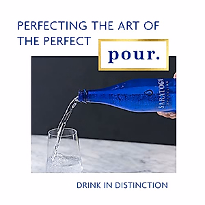 Saratoga Sparkling Spring Water Bottle PET, 16 Oz, 6-Pack