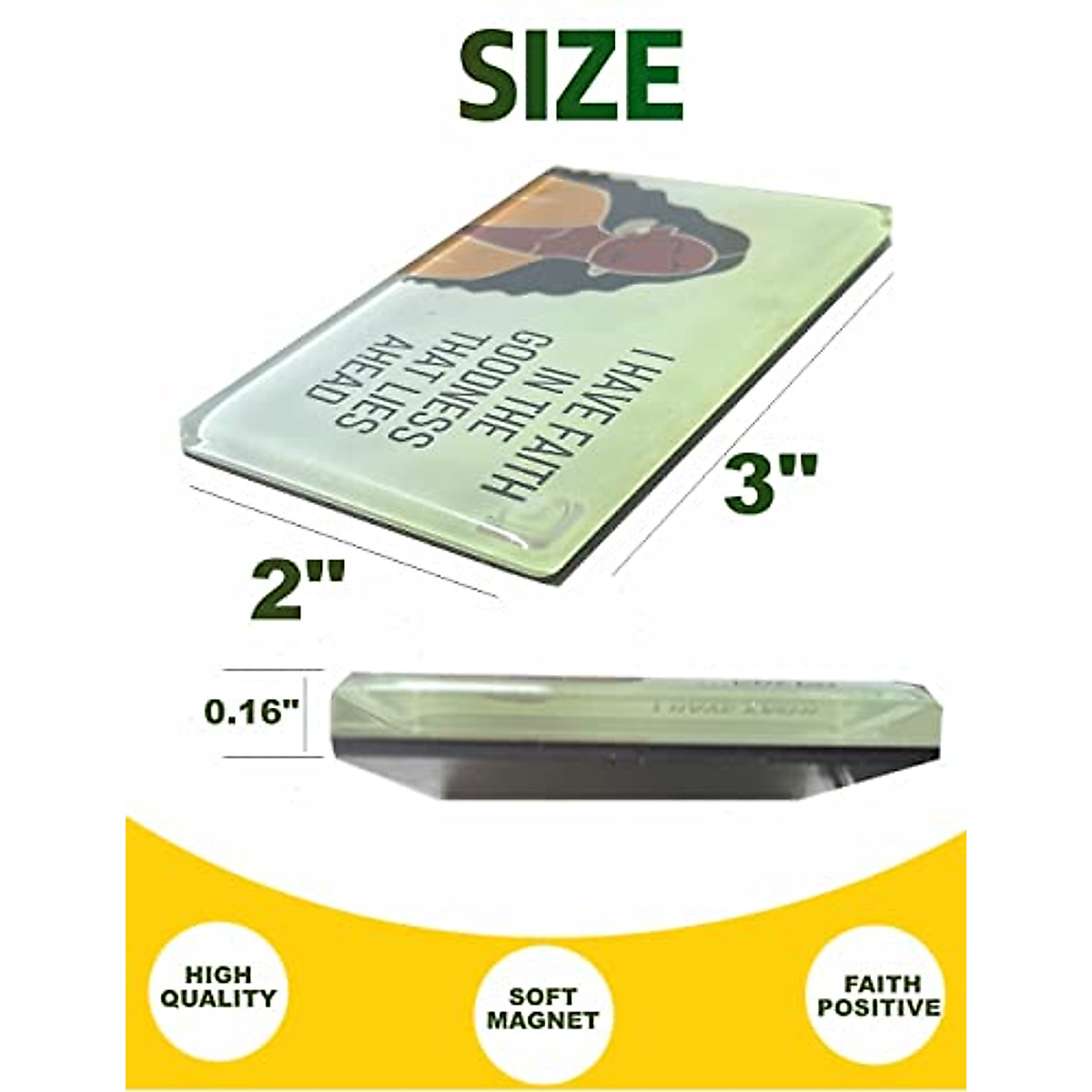 6 Pack Black Women African American Refrigerator Magnets Inspirational Funny Glass Whiteboard Decoration Magnet Motivational Rectangular Kitchen Refrigerator Dishwasher Magnet