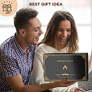 Home Scented Candles, 8 Pack Aromatherapy Jar Candles Smoke-Free Strong Fragrance Long Lasting, 8 Fragrances Scented Candles Gift Set for Women, Perfect for Valentine Birthday Mother's Day Gift