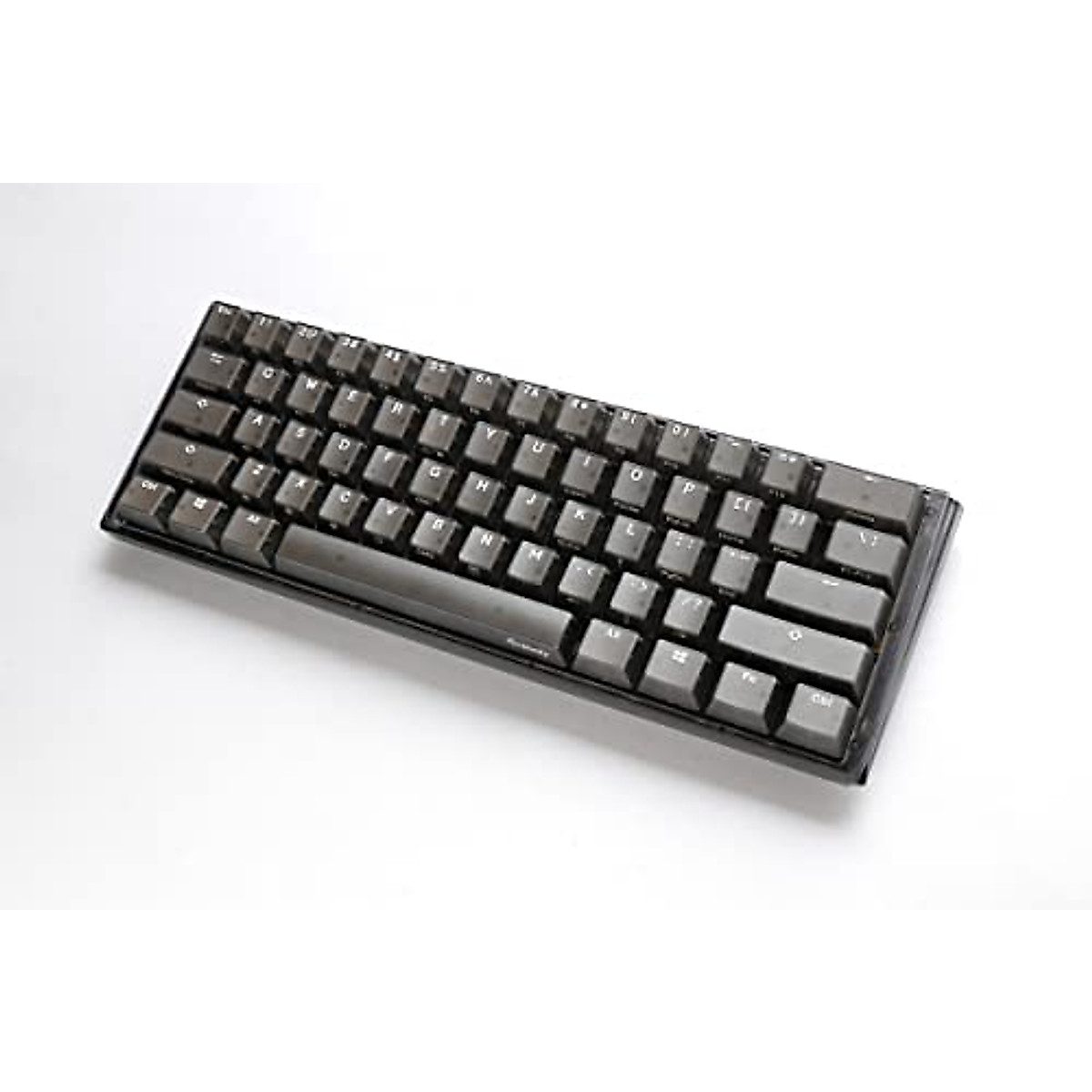 Ducky One 3 Mini Aura Clear Black 60% Hotswap RGB LED Double Shot PBT Mechanical Keyboard Cherry MX Brown