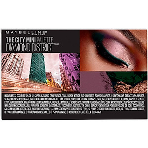 Maybelline New York The City Mini Eyeshadow Palette Makeup, Diamond District, 0.14 Oz