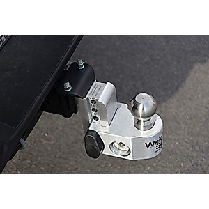Weigh Safe WSARR-2 Anti-Rattle Receiver Reducer, Reduces 2.5" Receivers to 2" Receivers & has Built -in Anti-Rattle Tech, Hitch Tightener Grade Galvanized Bolts and High Strength Steel Construction.