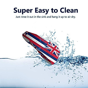 Hawaiian Flag Sports Headbands Unisex Yoga Non-Slip Quick-Drying Workout Hairband