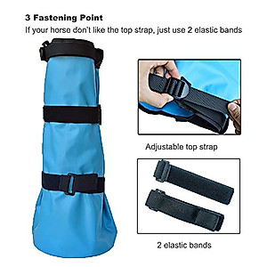 yeezo Hoof Soaking Boot Horse Soaker Hooves Treatment Bag with EVA Pad 1 Pair