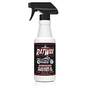 Rat Wax Motorcycle Matte Finish Detailer Spray Cleaner w/UV Protection