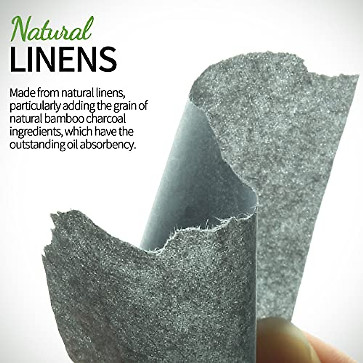 FANDAMEI 600 Counts Oil Blotting Sheets For Face, Oil Blotting Papers For Face, Blotting Paper for Oily Skin, Oil Control Film, Oil Absorbing Sheets For Face, Oil Absorbing Tissues, Bamboo Charcoal