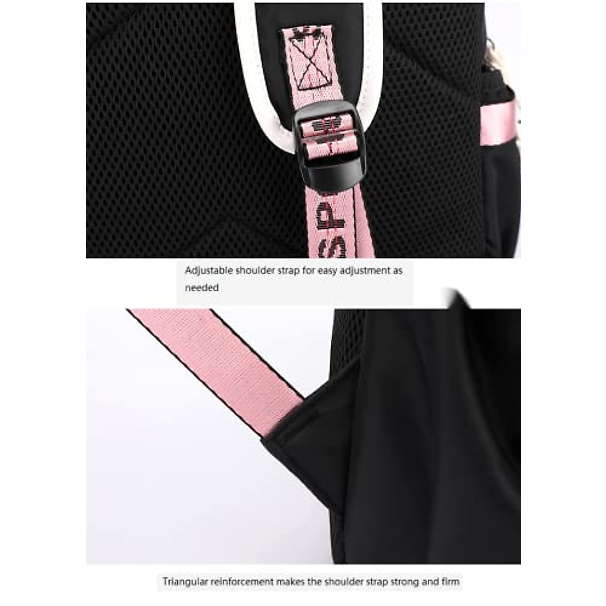 HXUANYU Backpack for Girls usb Backpack Suitable as Girls School Bags Girls Laptop Bag (black)