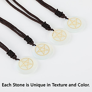 Pentagram Necklace, Pentacle Necklace, Pentagram Necklace, Wiccan, Pagan, Wiccan Jewelry(Opa)