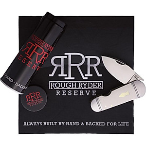 Rough Rider Ghost Fish White Micarta RRR040