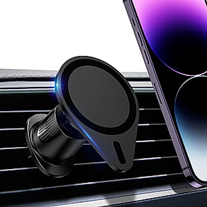 SUPERONE Mag Safe Car Mount Vent, Magnetic Car Holder for iPhone 15 14 13 12 Pro/Max/Plus/Mini, [Strong Magnet Strength] 360 Degrees Adjustable, Mag Safe Accessories