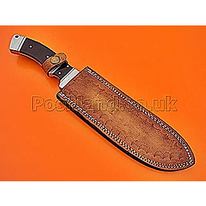 CF-51 Custom Handmade Damascus Steel Chef Knife - buffalo horn with Stainless Steel Bolsters