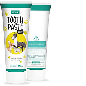 H&H Pets Dog Toothbrushes and Toothpaste Best Professional Cat & Dog Finger Tooth Brush, Dog Brush Set, Perfect for Dogs and Cats, Dog Supplies - Size Small 1 Count 3.5 Oz Toothpaste (100g)