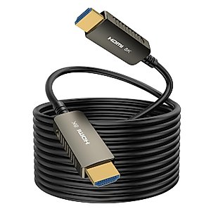 SOEYBAE 8K Fiber Optic HDMI Cable 100ft/30m, HDMI Cable 2.1 Support 8K@60Hz, 4K@120Hz, 48Gbps, eARC, HDCP2.2,PS5