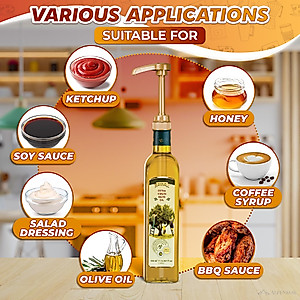 4Pcs Coffee Syrup Pump Dispenser Compatible with Torani Syrup Pump - Creamer Pump for Coffee Syrup Bottle (25.4 oz-750ml) - Davinci Syrup Pump Bottle Pump Dispenser Coffee Syrup Pumps ALPENKOK